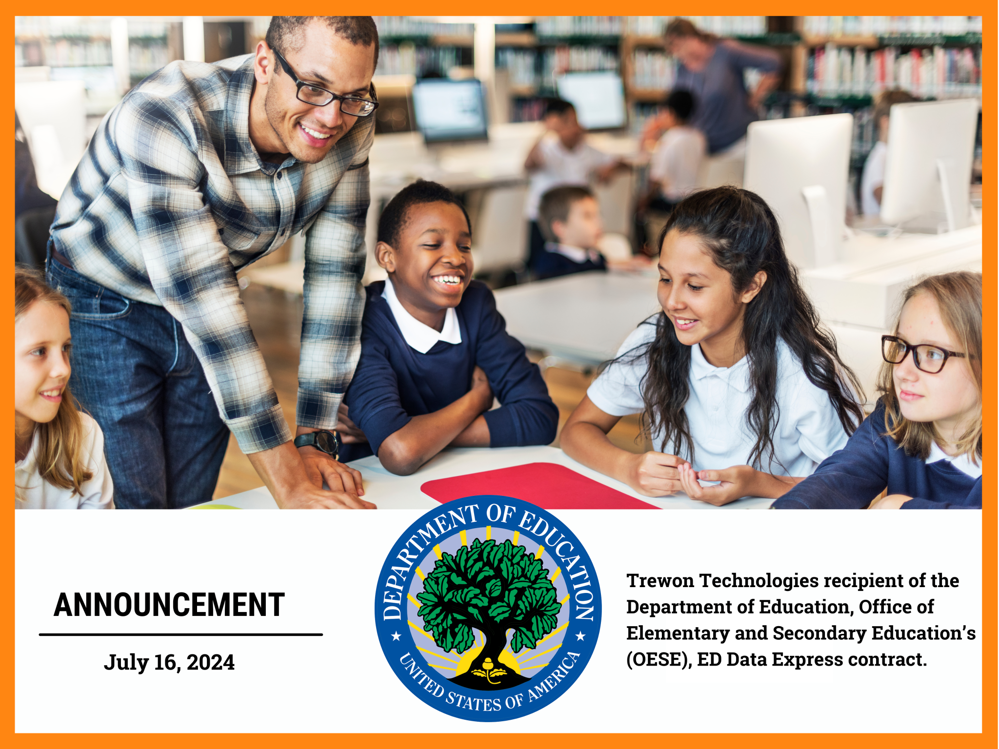 Trewon Receives Department of Education ED Data Express Contract ...